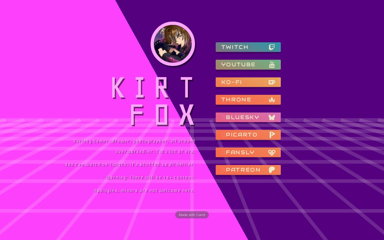 Kirt Fox - Vtuber